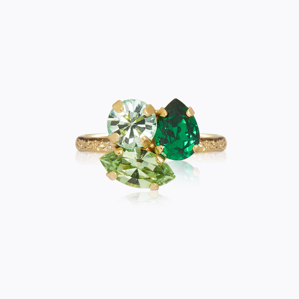 Caroline Svedbom - Ana Ring Majestic Green Combo Gold – Caroline ...