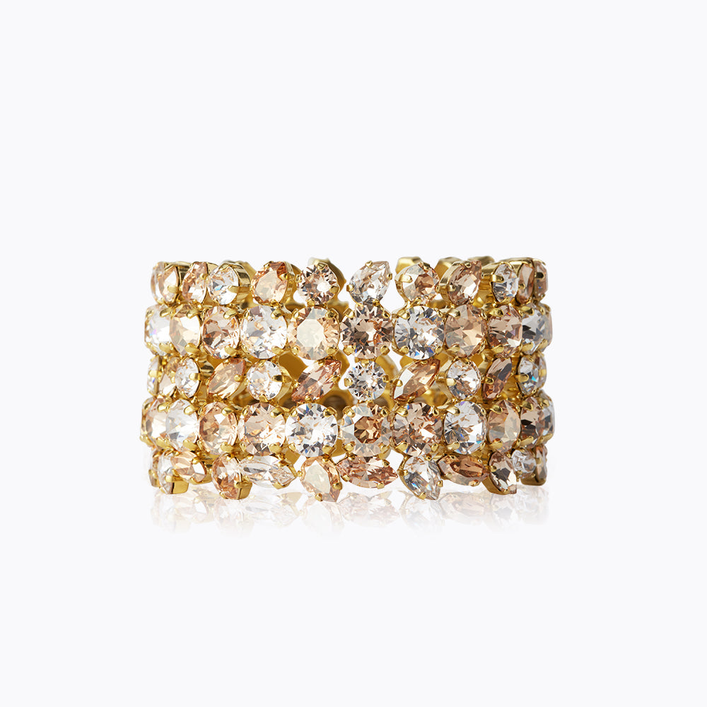 Caroline Svedbom - Multi Cuff Bracelet Golden Combo Gold – Caroline ...
